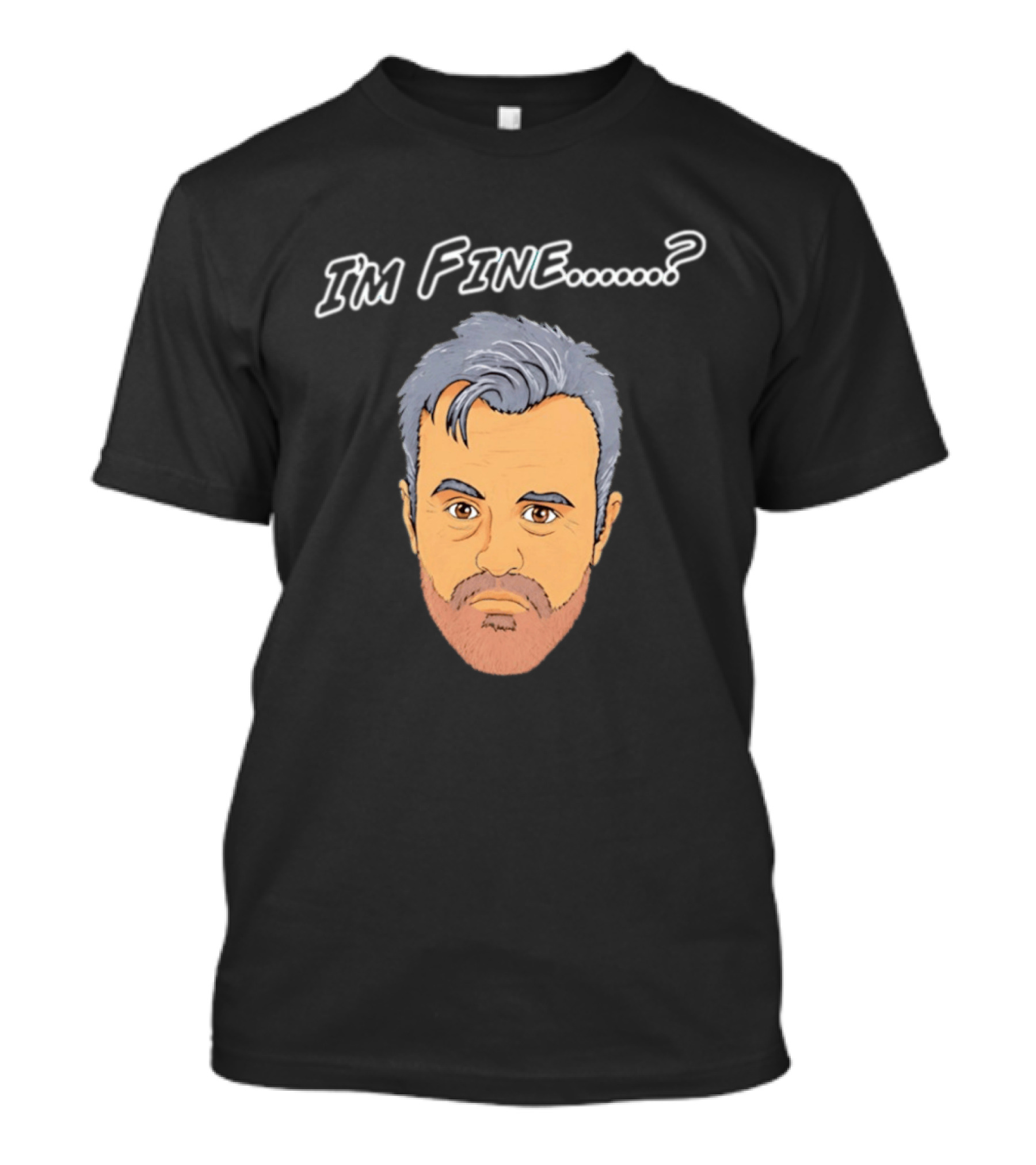 I'm Fine Meme Joey Tribbiani Friends Matt LeBlanc T-Shirt