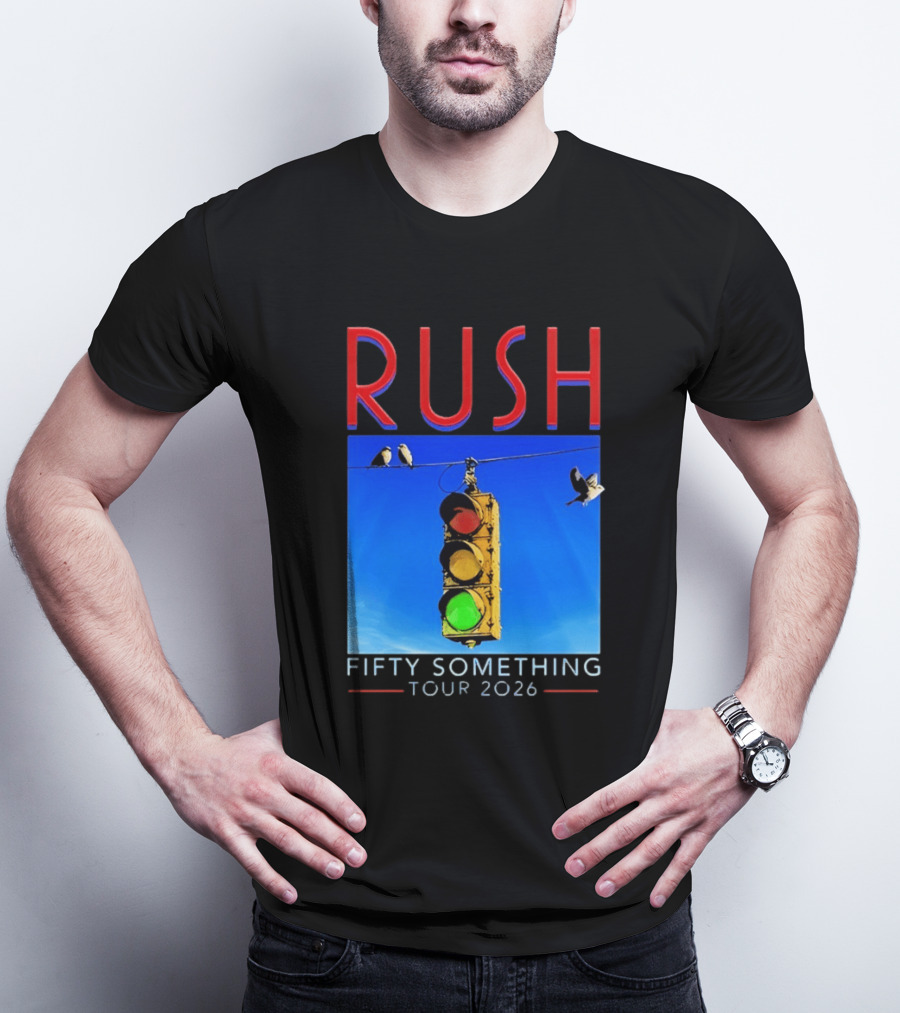 Rush Fifty Something Tour 2026 Traffic Light T-Shirt