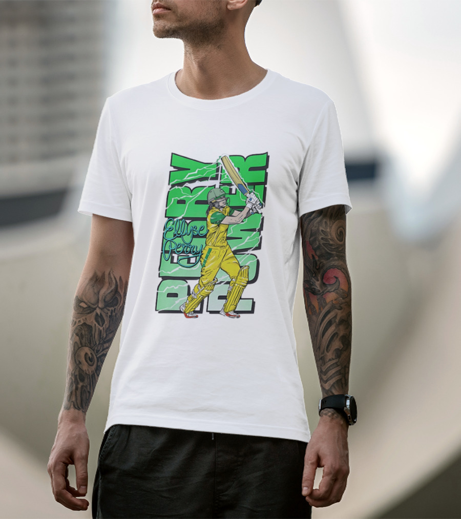 Ellyse Perry Australian Power Cricket Player Australia T-Shirt
