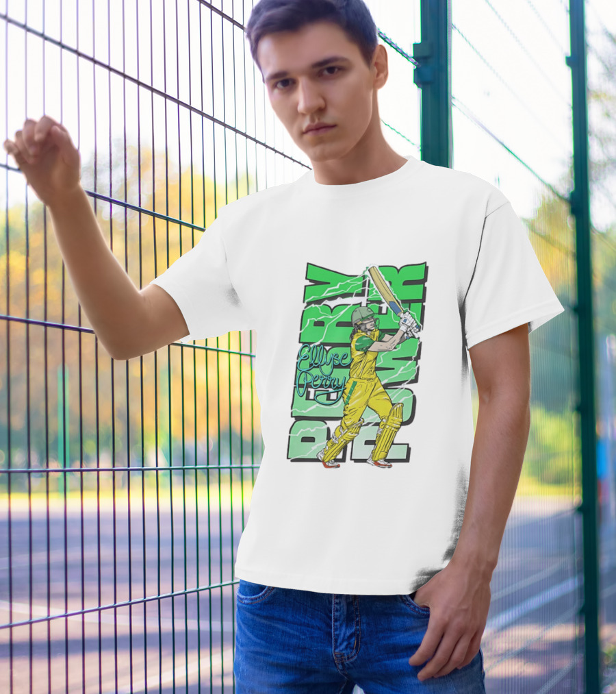 Ellyse Perry Australian Power Cricket Player Australia T-Shirt