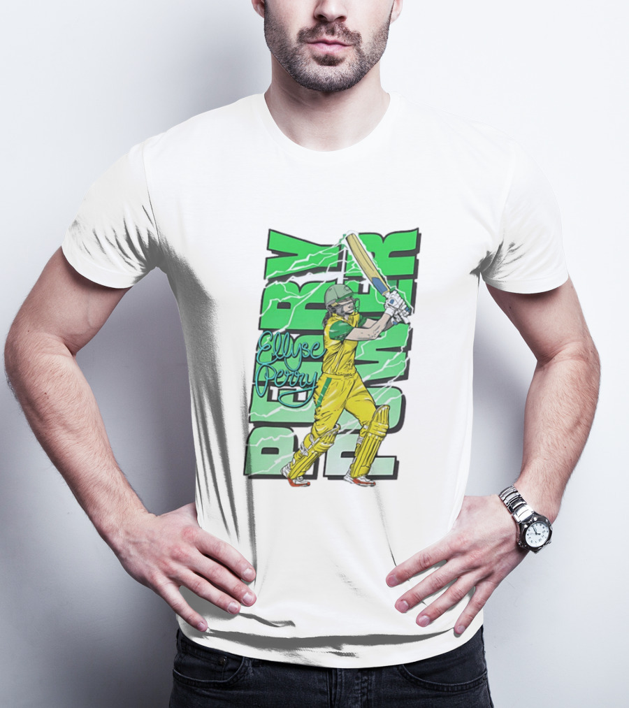 Ellyse Perry Australian Power Cricket Player Australia T-Shirt