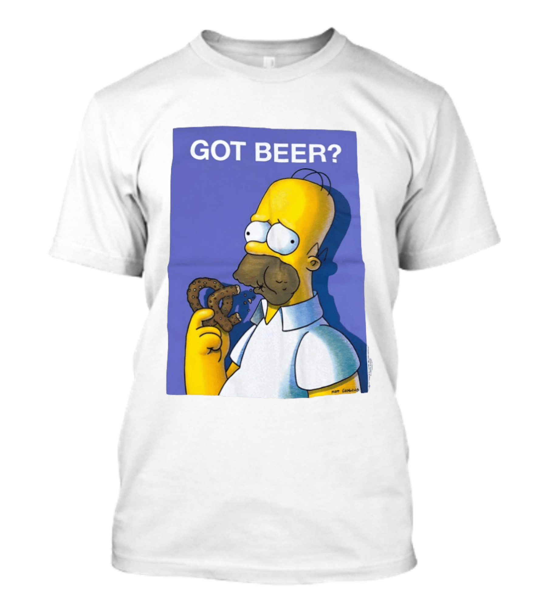 Got Beer Homer Eating Pretzel T-Shirt