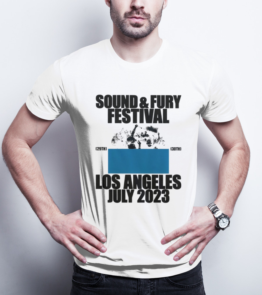 Sound And Fury Festival Los Angeles July 2023 Stage Dive Chaos Event Music Celebration T-Shirt