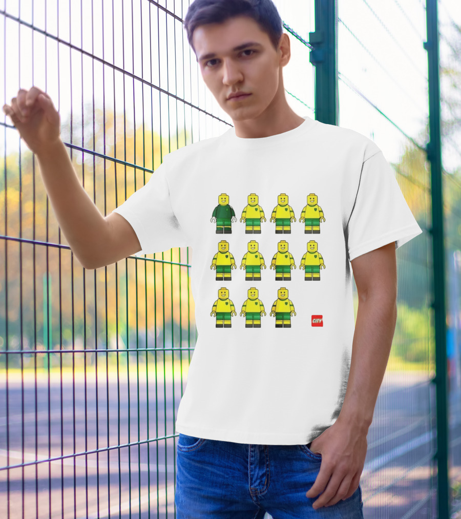 Norwich City F.C. Lego Minifigures Team Formation T-Shirt