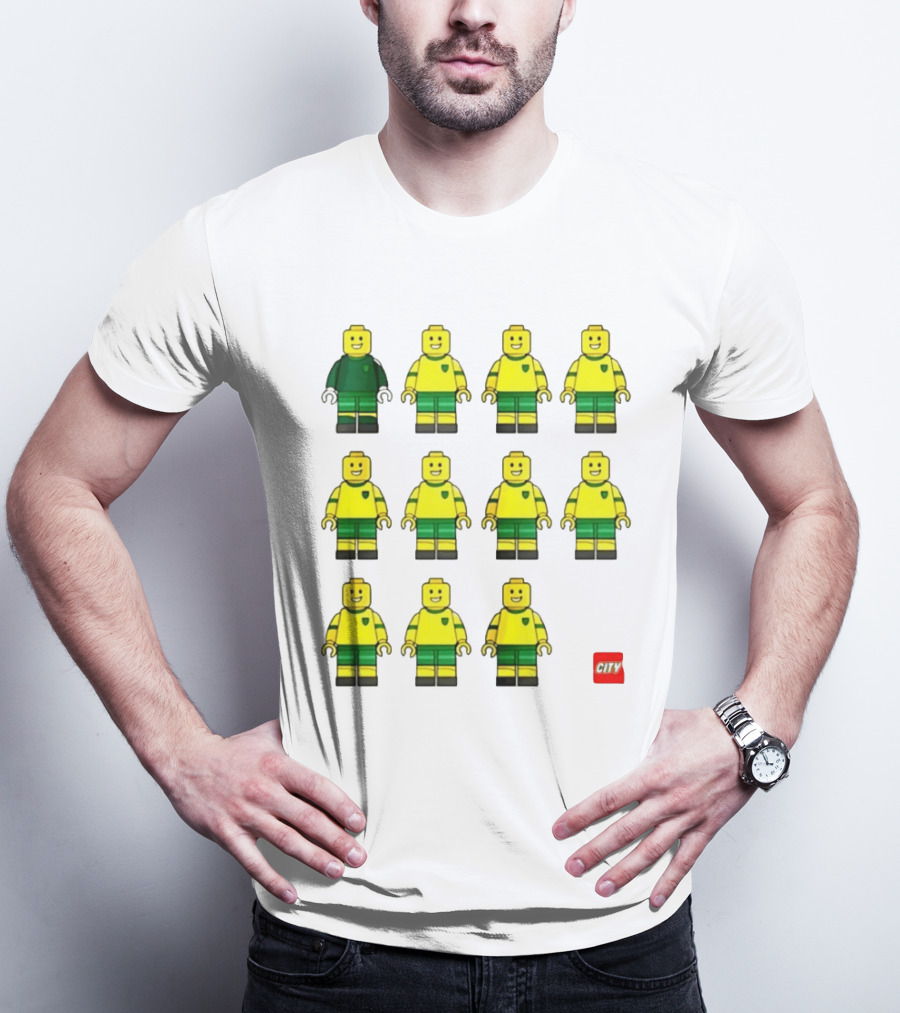 Norwich City F.C. Lego Minifigures Team Formation T-Shirt