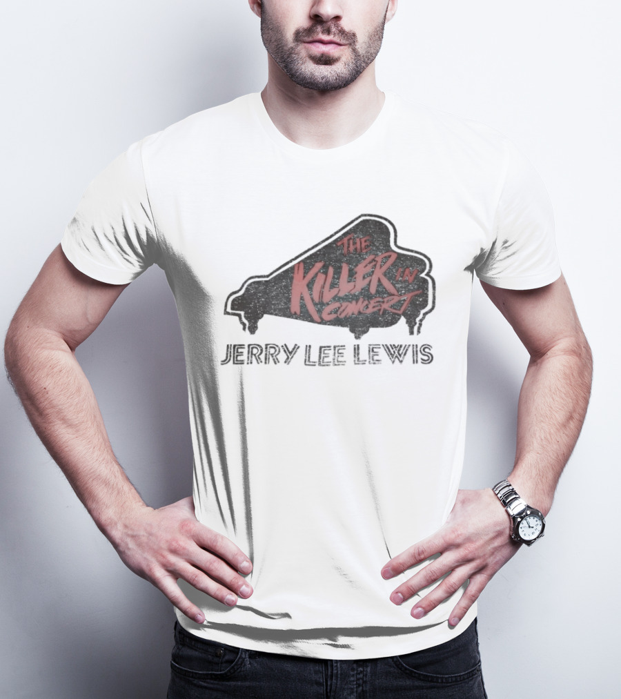 The Killer In Concert Jerry Lee Lewis Piano T-Shirt