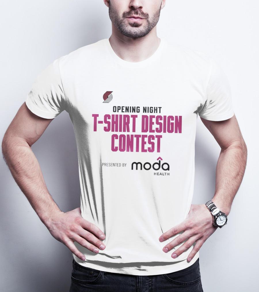 Portland Trail Blazers Opening Night Contest Moda Health T-Shirt