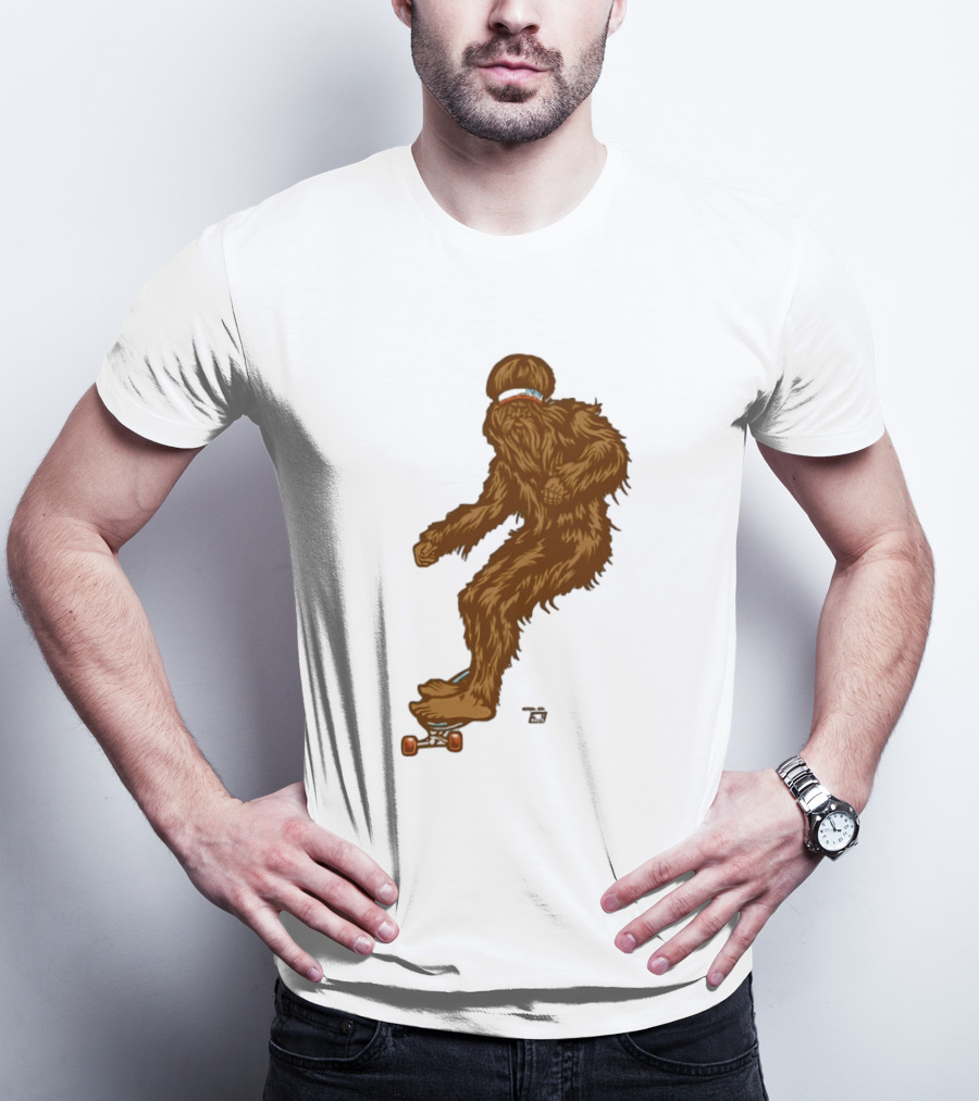 Ames Bros Skater Bigfoot Sasquatch Skateboard Legend T-Shirt