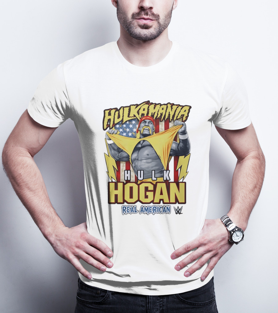 Hulkamania Hulk Hogan Real American WWE Legend T-Shirt
