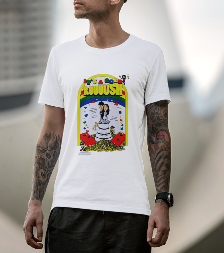 It's A Gold Rush Wedding It's A New Version Of Cornhole California T-Shirt