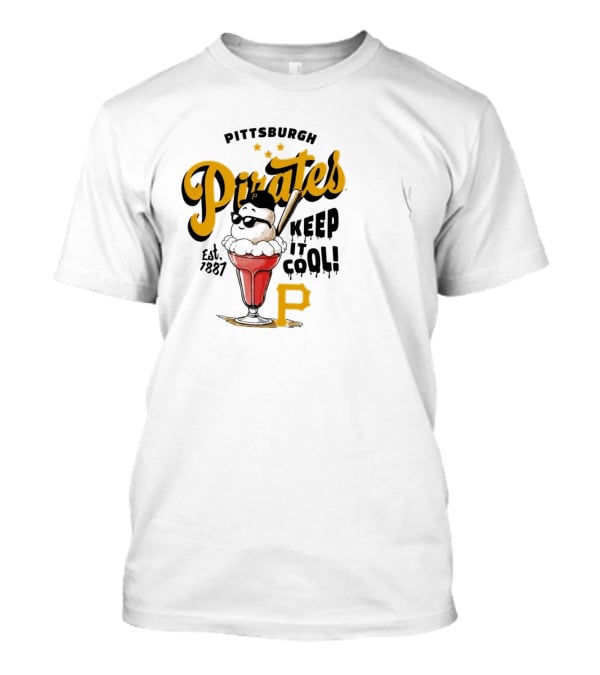 Pittsburgh Pirates Keep It Cool Est 1887 Ice Cream Sundae T-Shirt
