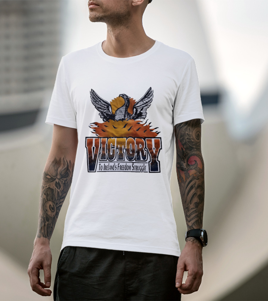 Victory Ireland Freedom Struggle Phoenix Wings Rising T-Shirt