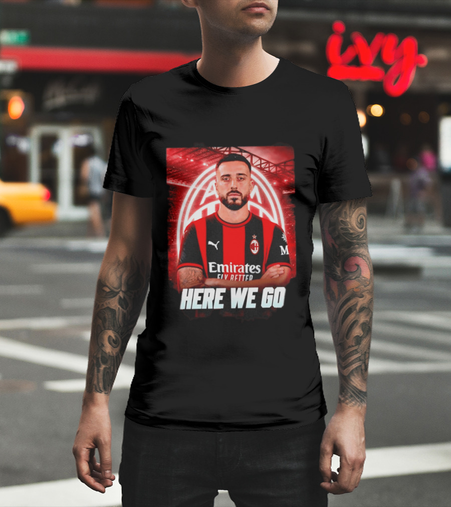 AC Milan Sign Mario Gila From Lazio Here We Go Soccer Transfer News T-Shirt
