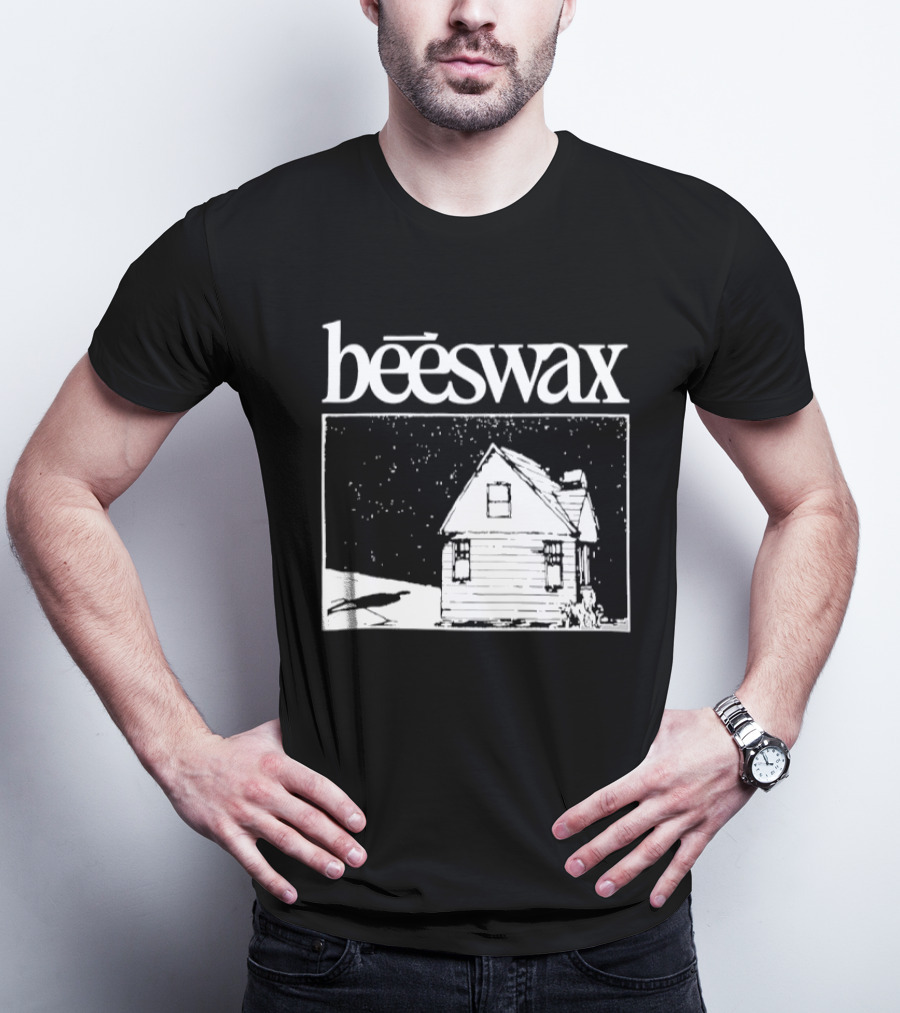 Beeswax City Of Lab Cabin Snow Scene T-Shirt