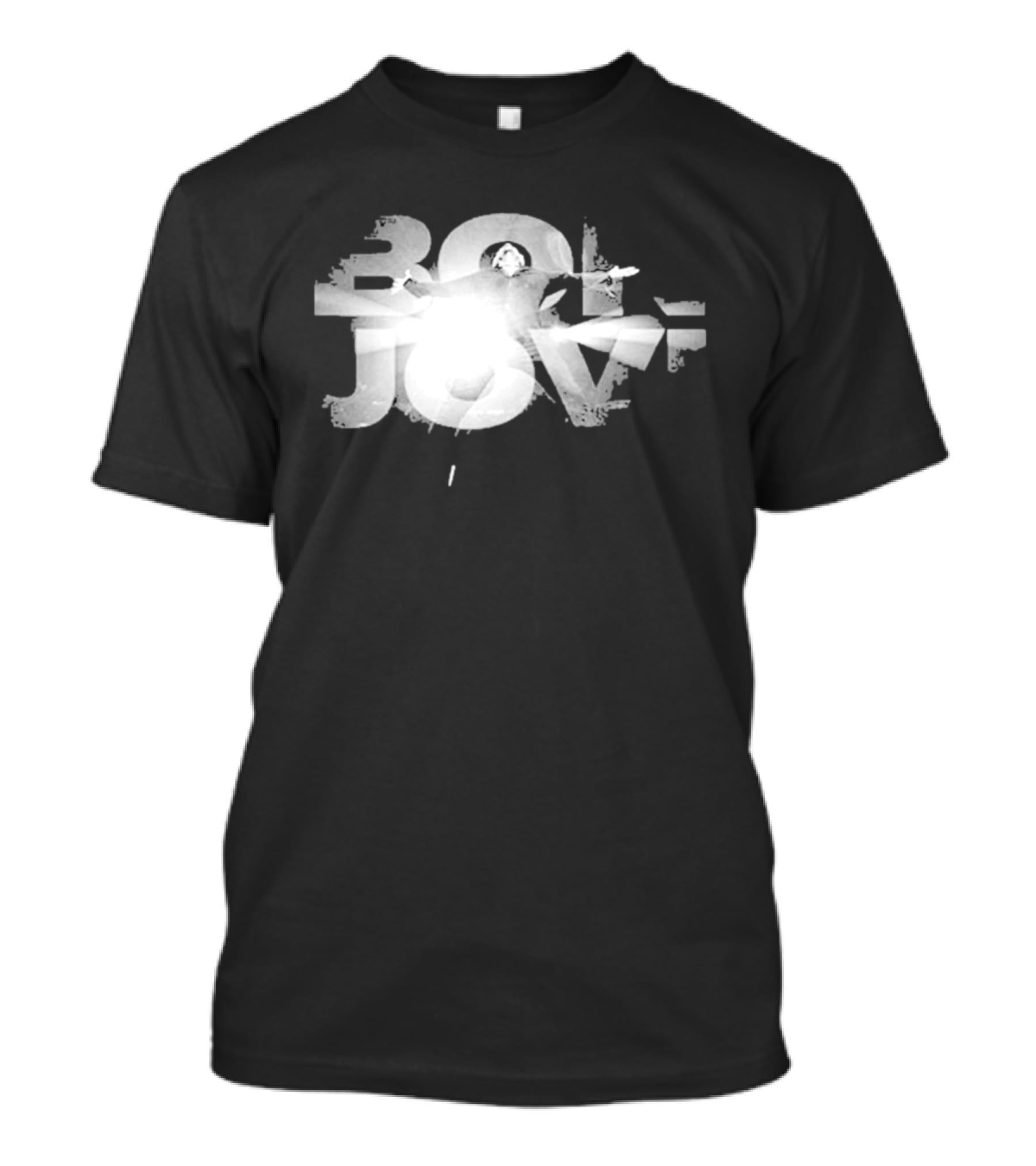 Bon Jovi Bright Light Graphic 80s T-Shirt