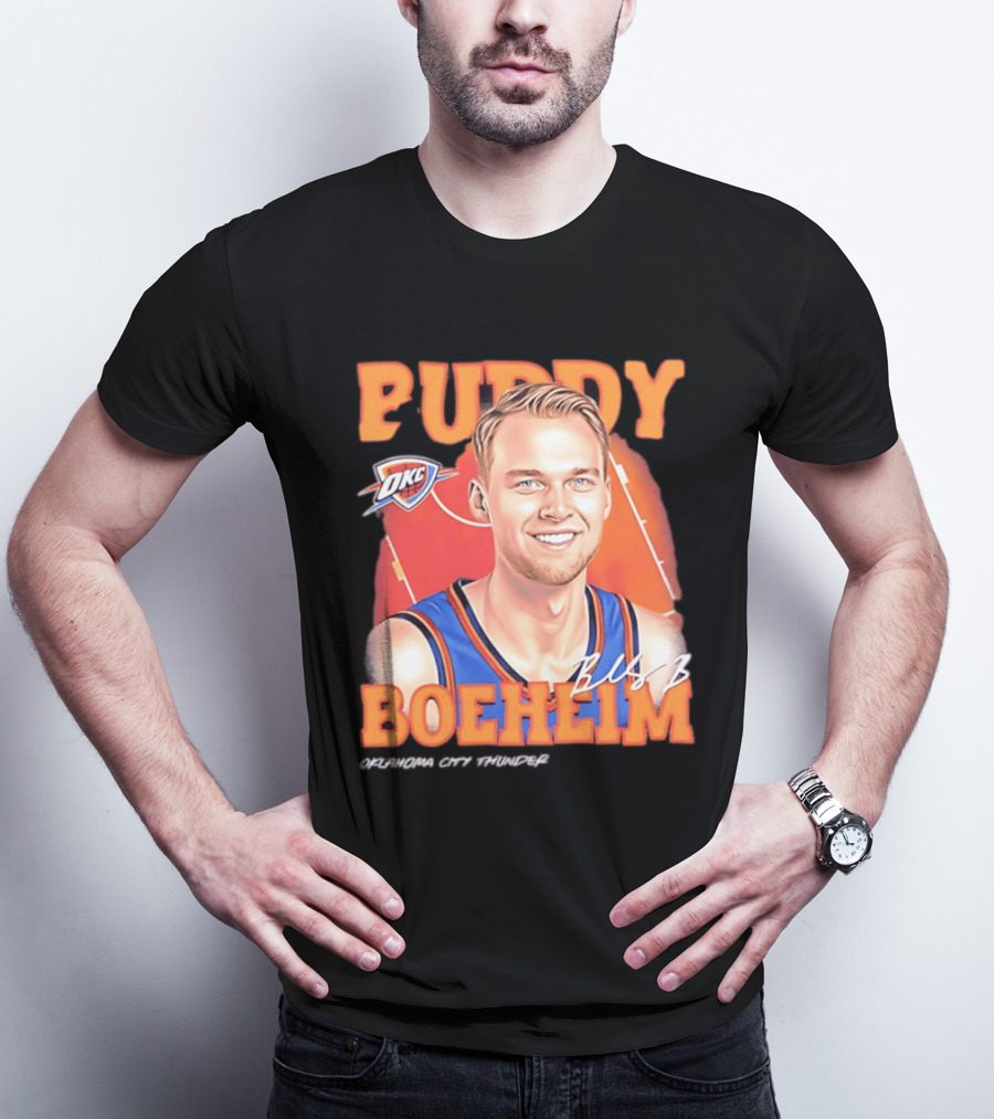 Buddy Boeheim Oklahoma City Thunder OKC Basketball BCS B Airbrush T-Shirt