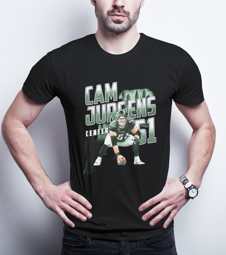 Cam Jurgens Philadelphia Eagles Center 51 Player Jersey NFL Team Fan T-Shirt