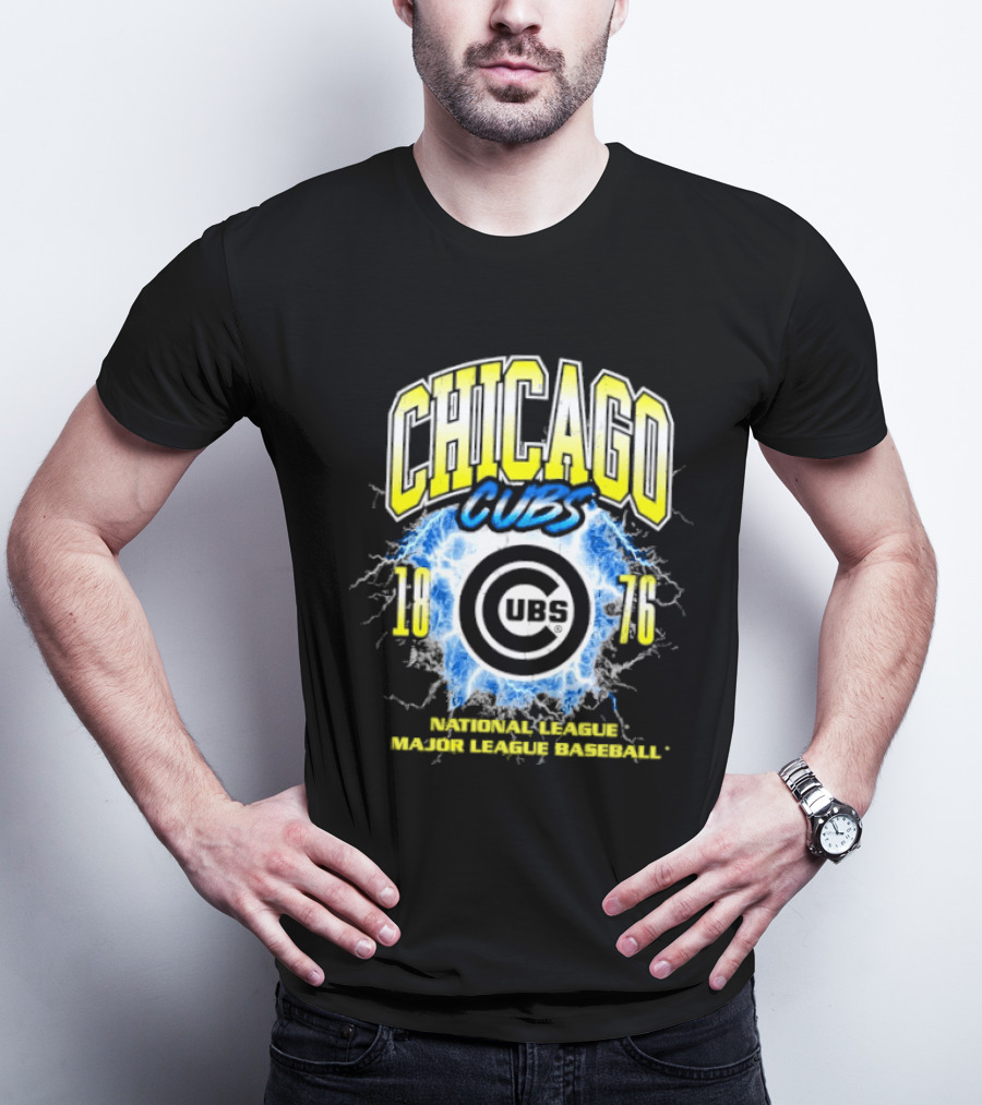 Chicago Cubs 1876 Vintage National League Major League Baseball Iconic Team T-Shirt
