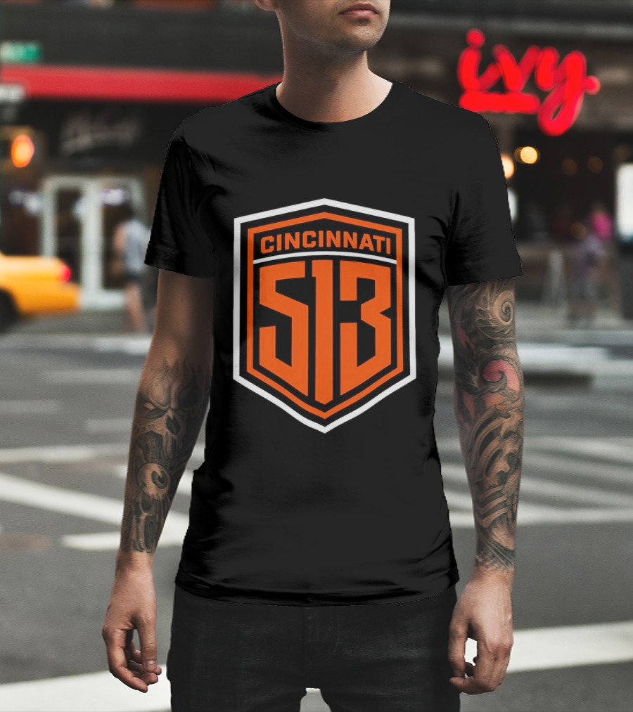 Cincinnati 513 Bold Shield T-Shirt