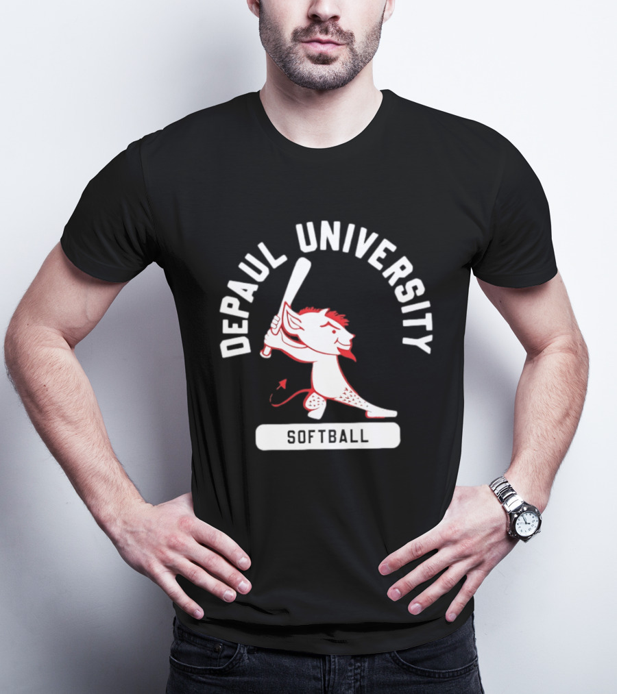 DePaul University Blue Demons Billy Softball T-Shirt