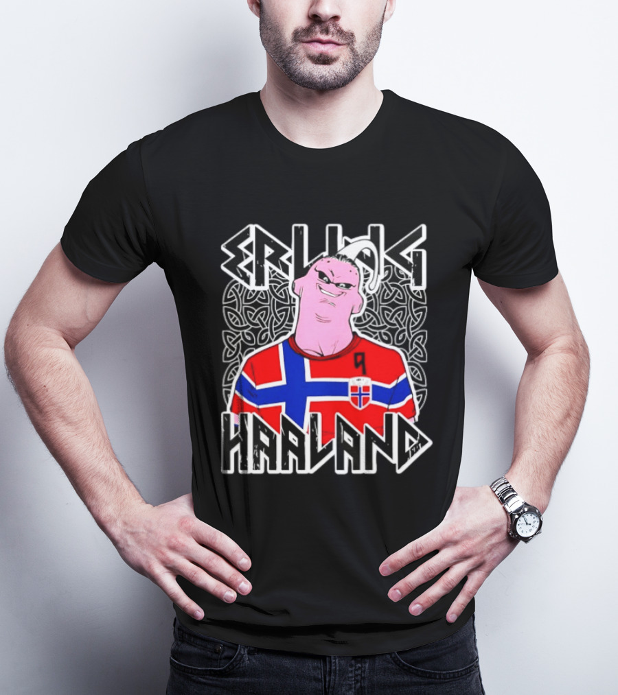 Erling Haaland Majin Buu Norway National Team T-Shirt