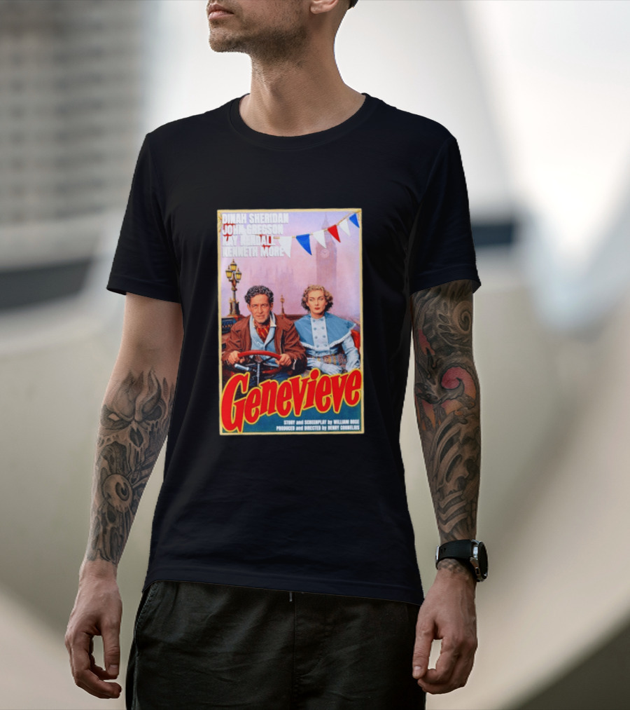 Dinah Sheridan John Gregson Kay Kendall Kenneth More Genevieve Movie T-Shirt