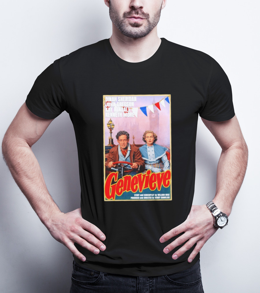Dinah Sheridan John Gregson Kay Kendall Kenneth More Genevieve Movie T-Shirt