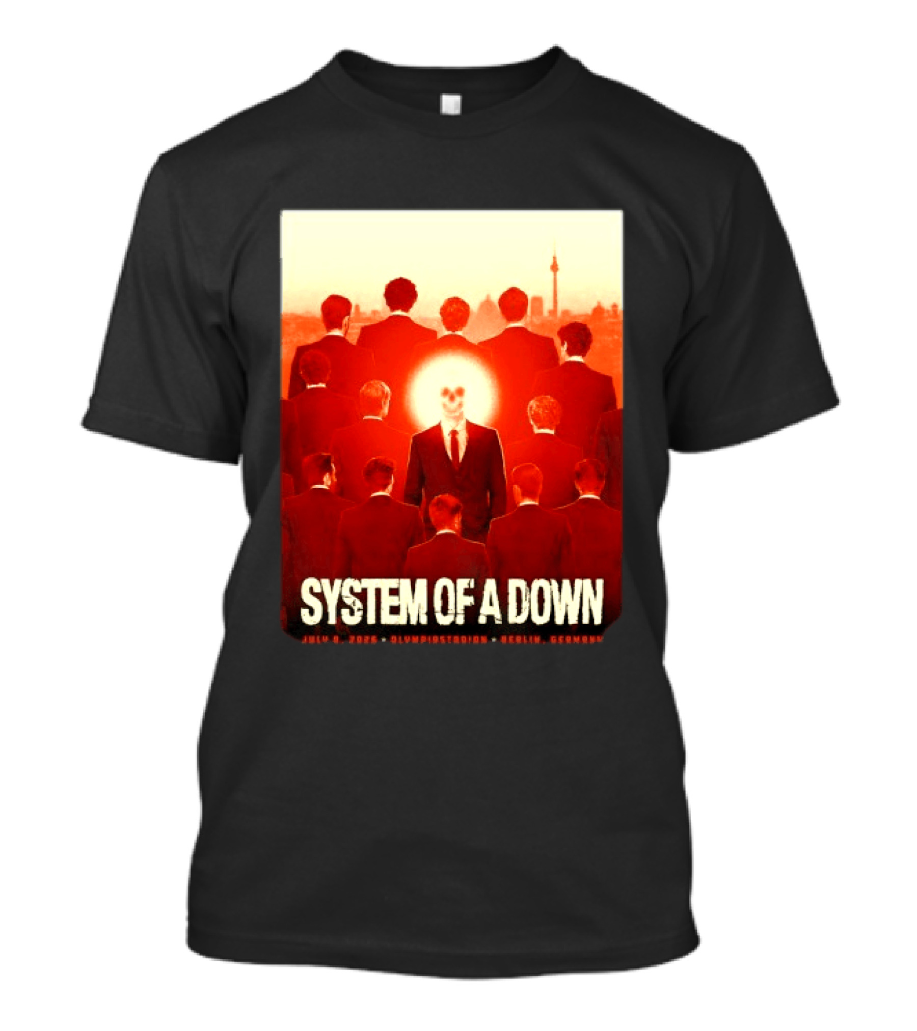 System Of A Down July 8 2026 Olympiastadion Berlin Germany Ghost Rider T-Shirt