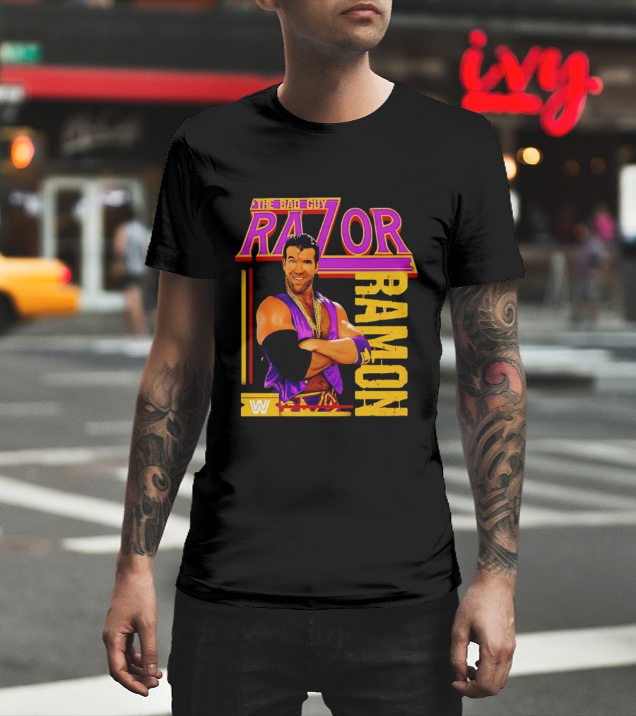Razor Ramon The Bad Guy WWE Wrestling Superstar T-Shirt