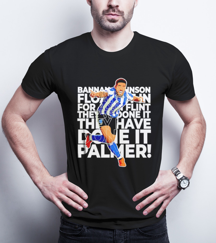 Bannan Johnson Flint Palmer Sheffield Wednesday Victory Celebration T-Shirt