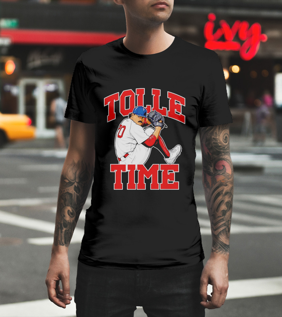 Tolle Time Payton Tolle Boston Red Sox Pitching Baseball T-Shirt