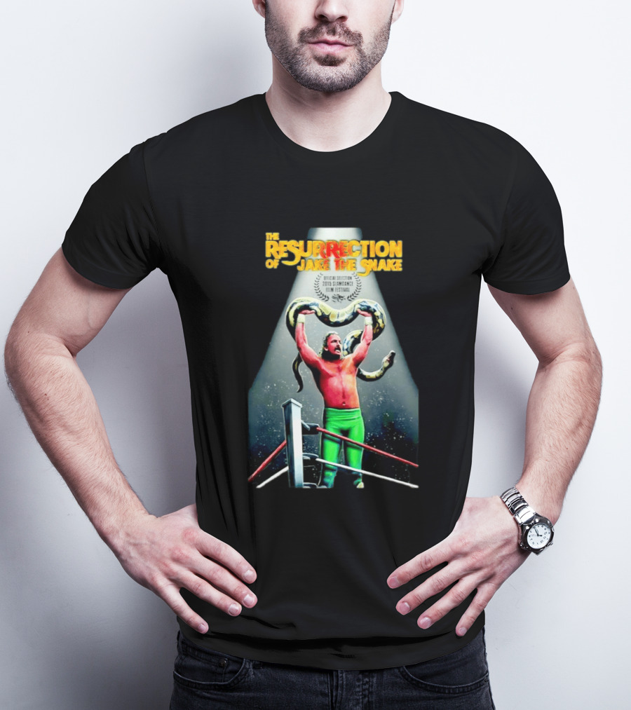 The Resurrection Of Jake The Snake Wrestling Documentary Official Selection 2015 Sundance Film Festival T-Shirt