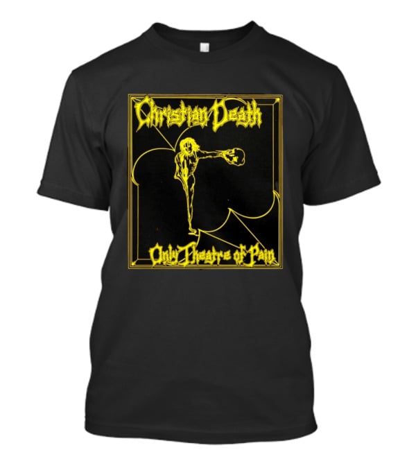 Christian Death Only Theatre Of Pain Skeleton Gothic Rock Aesthetic T-Shirt