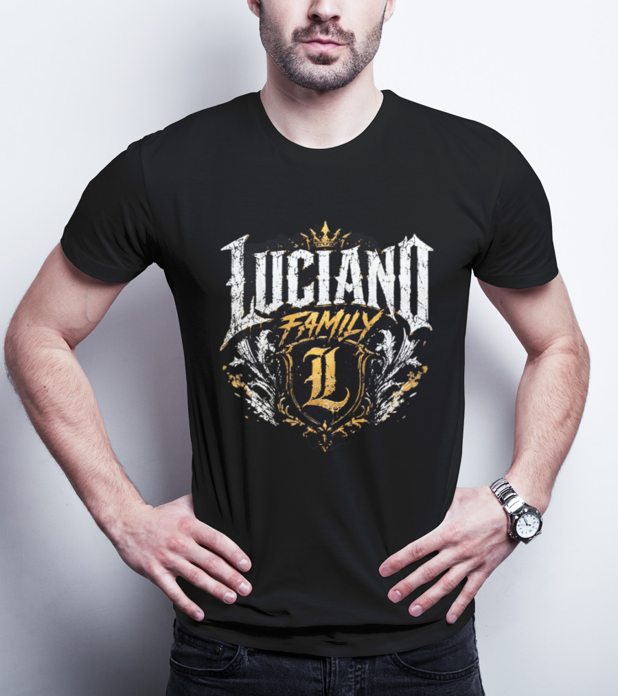 Luciano Family L Crest Crown T-Shirt