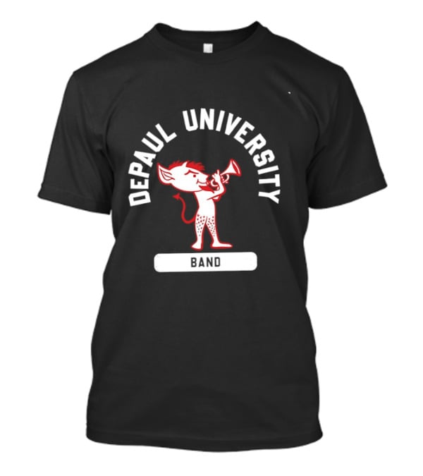 DePaul University Band Blue Demons Mascot Billy Arc T-Shirt
