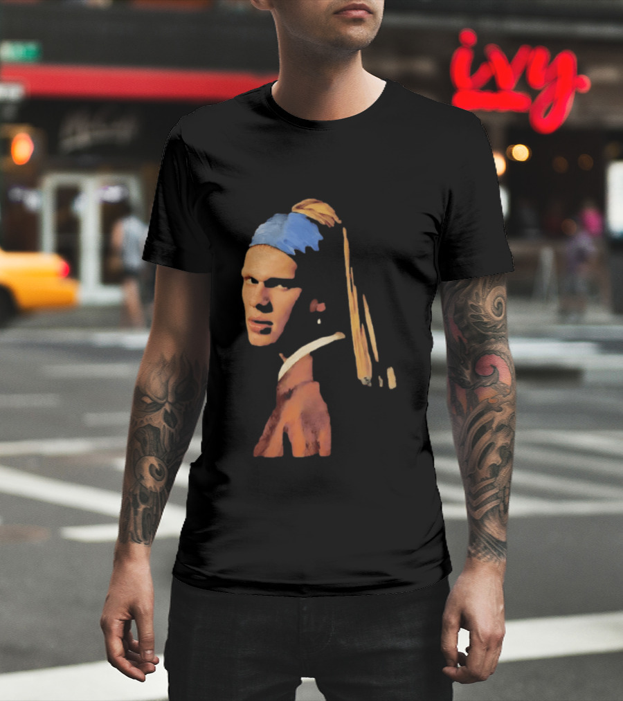 Norway Erling Haaland Girl With A Pearl Earring Meme T-Shirt