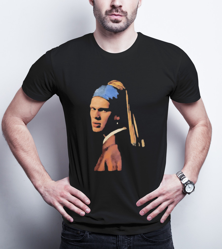 Norway Erling Haaland Girl With A Pearl Earring Meme T-Shirt