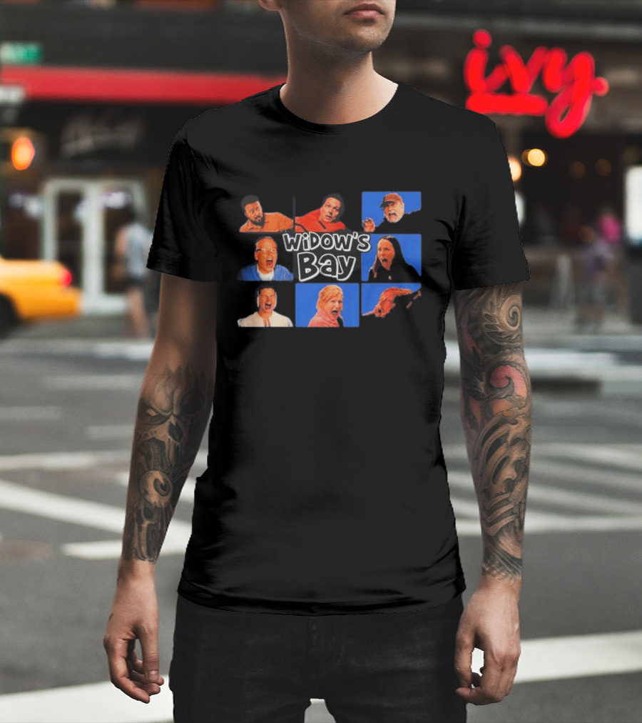 Widow's Bay Collage With Diverse Expressions T-Shirt