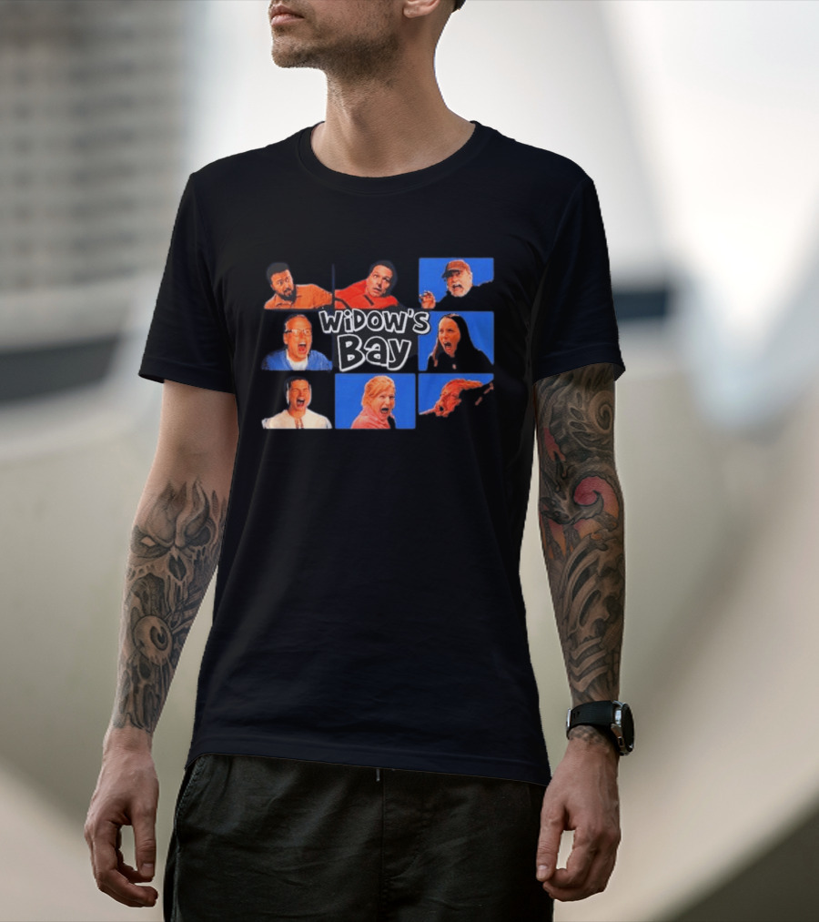 Widow's Bay Collage With Diverse Expressions T-Shirt