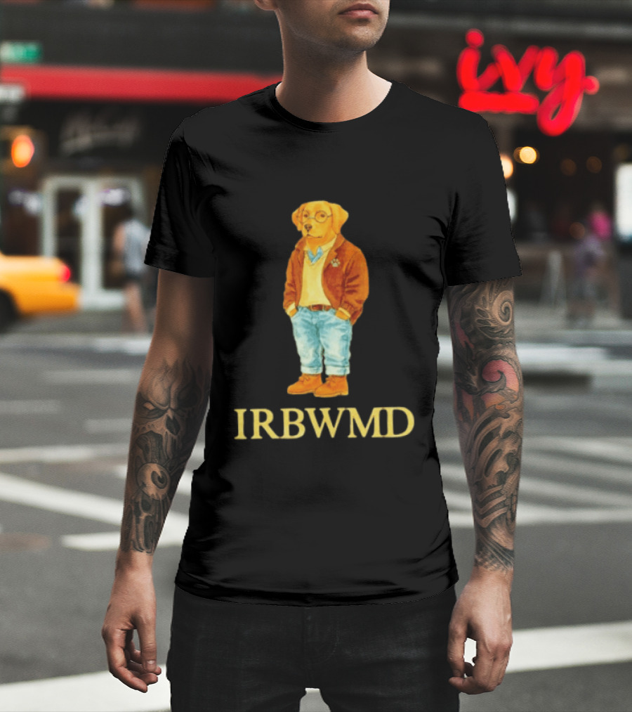 IRBWMD Golden Retriever Reading Companion T-Shirt
