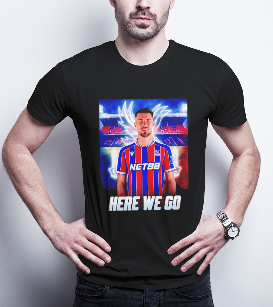 Oscar Mingueza NET88 Crystal Palace Here We Go T-Shirt