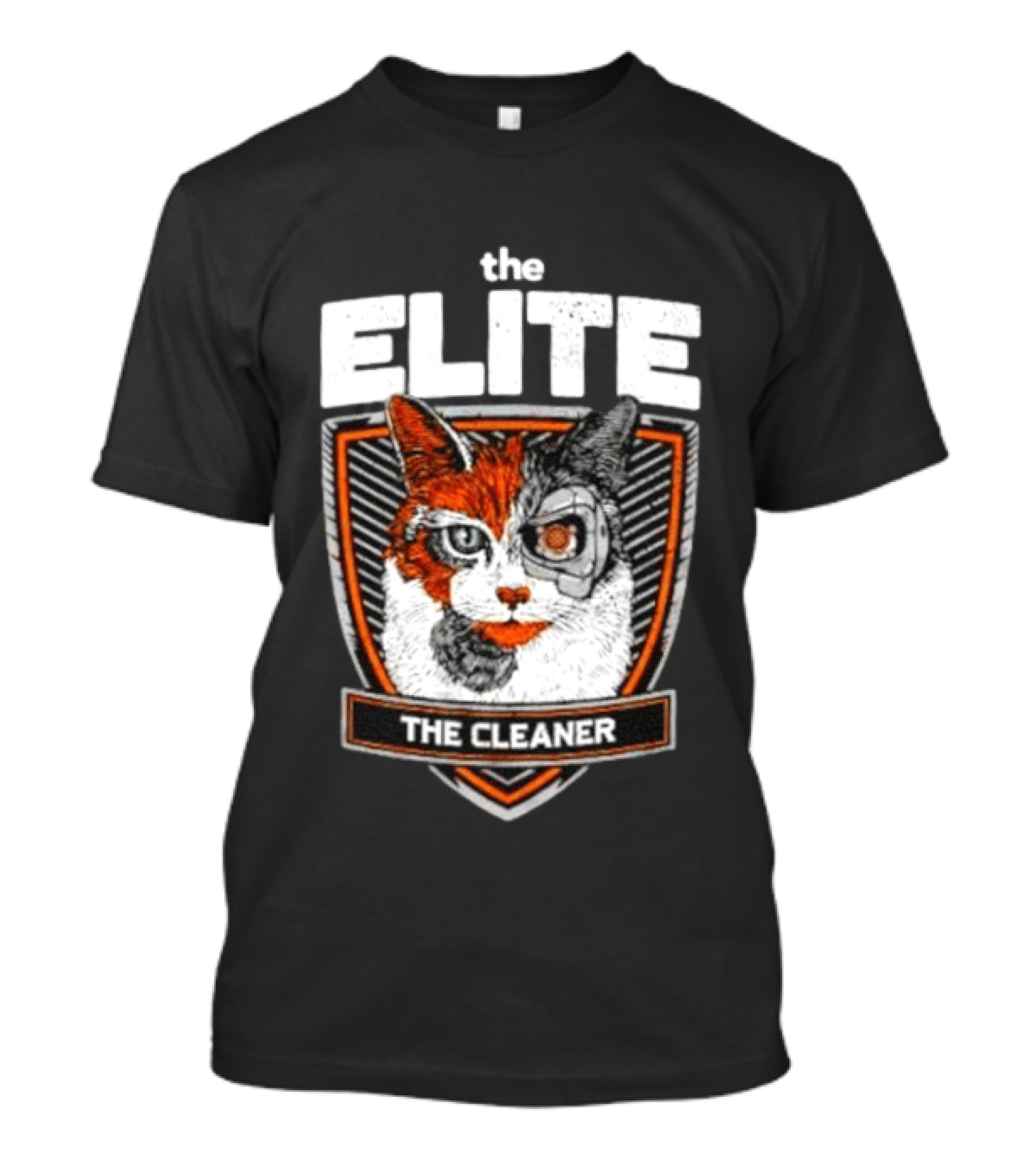 The Elite The Cleaner Cyborg Cat T-Shirt