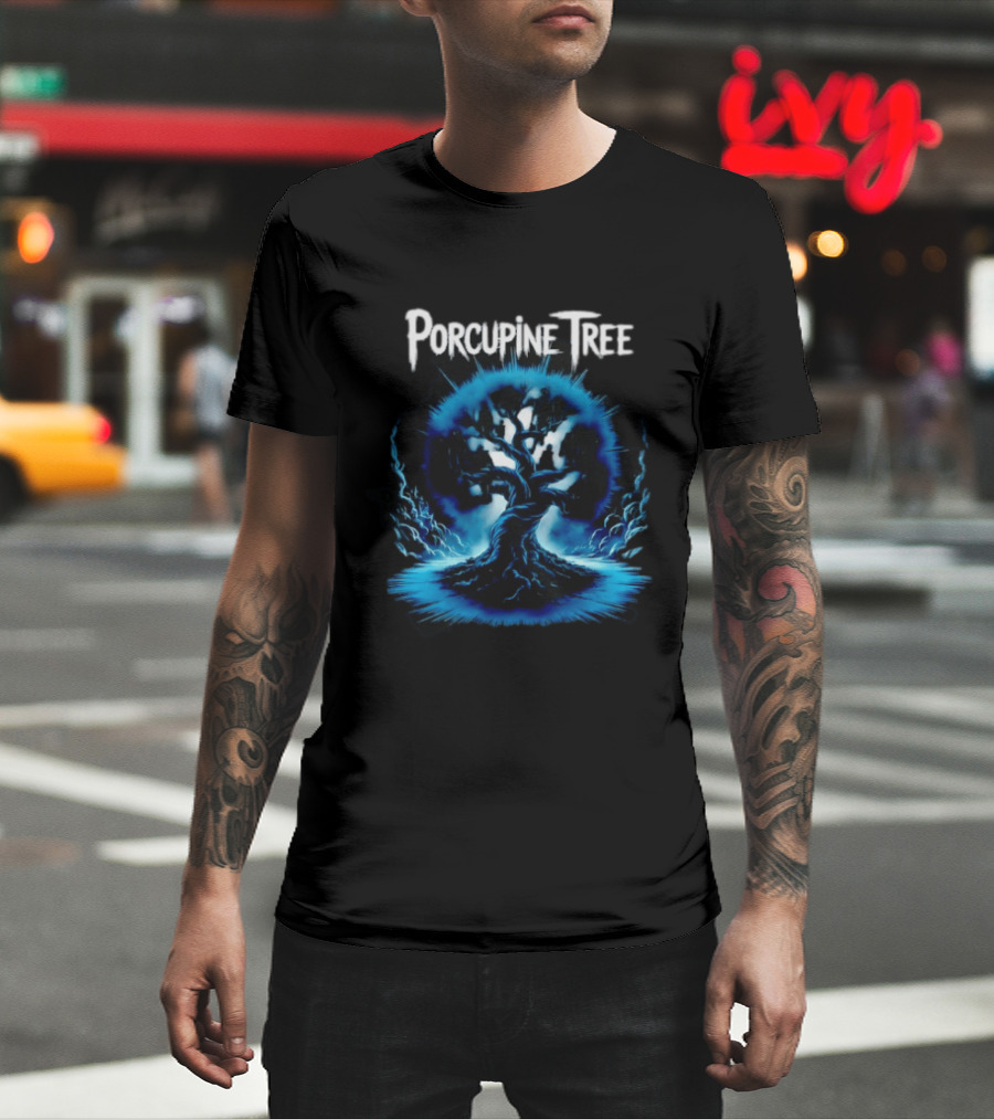 Porcupine Tree Psychedelic Evil Tree T-Shirt