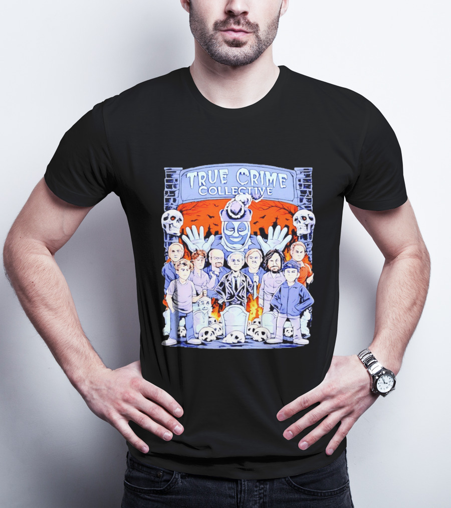 True Crime Collective Serial Killer Collage T-Shirt