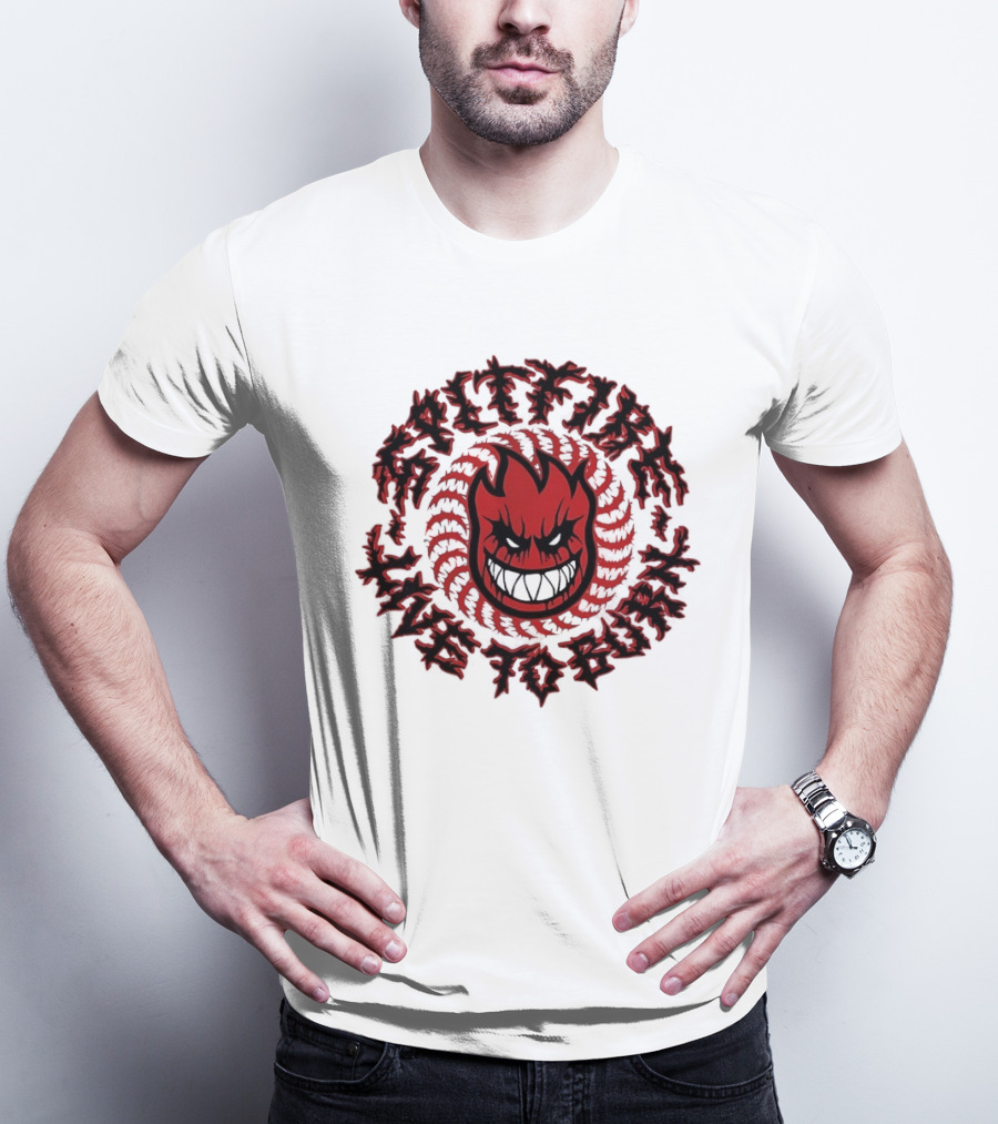 Spitfire Live To Burn Fireball Flamehead T-Shirt