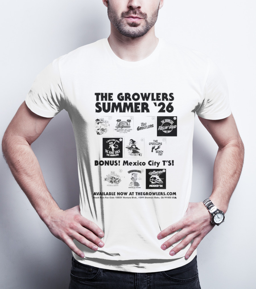 The Growlers Summer '26 Bonus Mexico City Fyi Mexico '26 T-Shirt