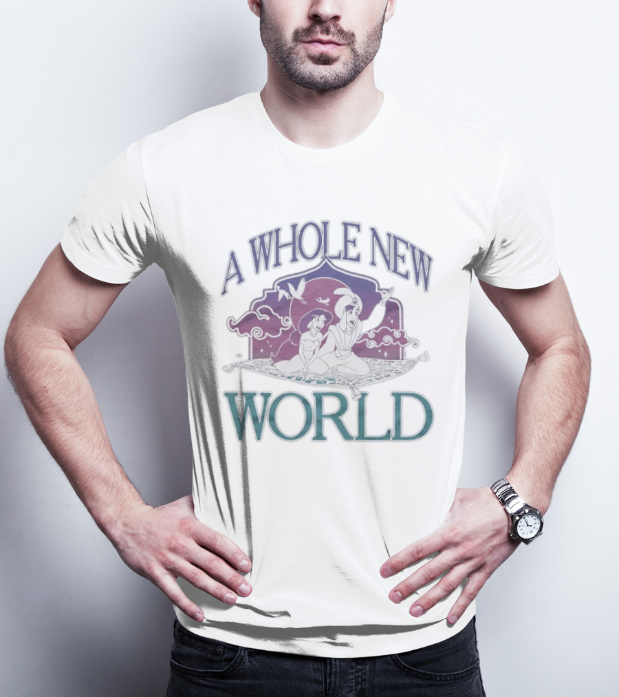 A Whole New World Aladdin Flying Carpet Adventure T-Shirt