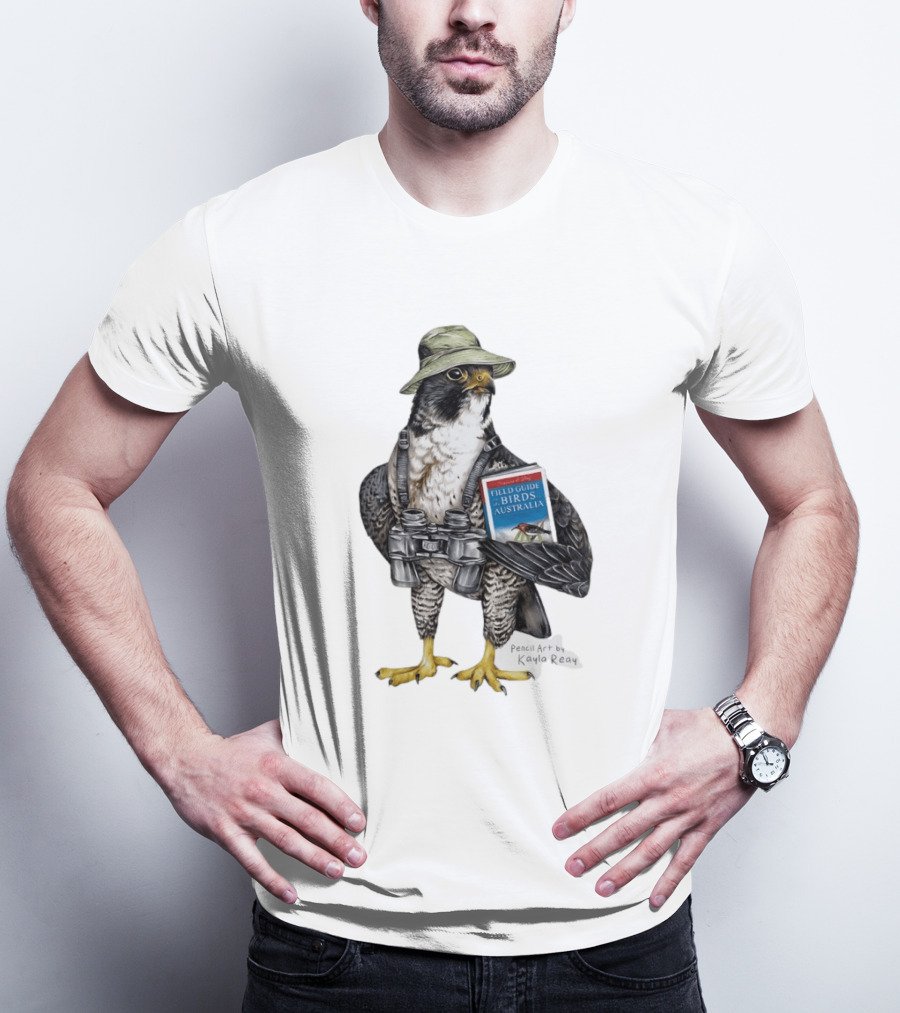 Brenda The Bird Er Field Guide To The Birds Of Australia Pencil Art By Kayla Reay T-Shirt