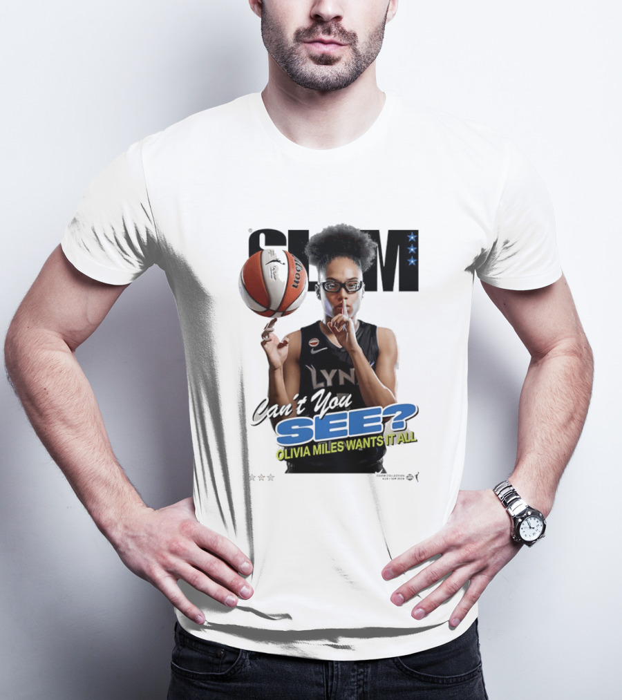 Minnesota Lynx SLAM Olivia Miles Wants It All Can't You See Basketball T-Shirt