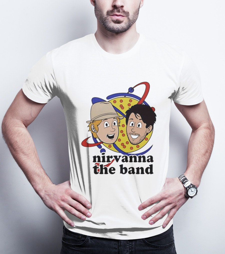 Nirvanna The Band Characters With Planetary T-Shirt
